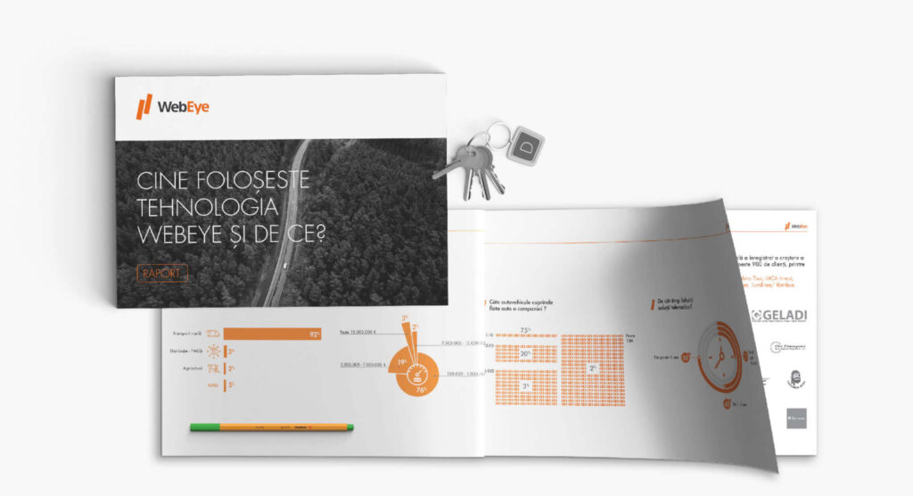 WebEye Telematics Annual report | Studio Interrobang